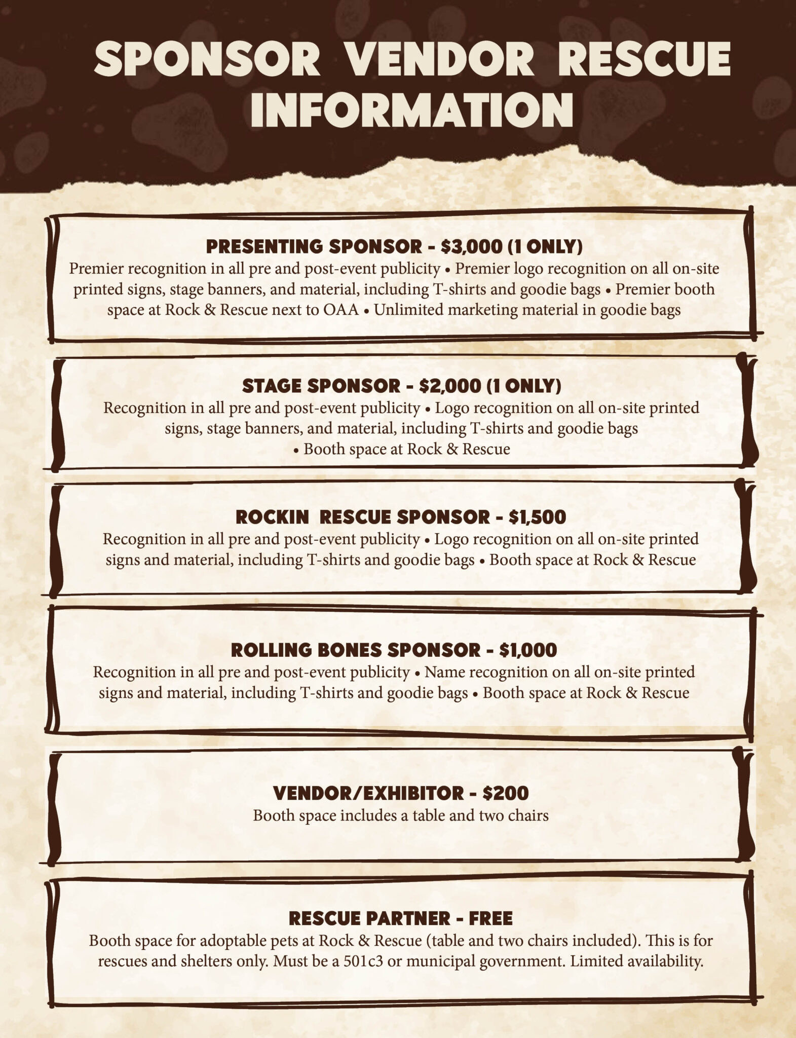 Sponsor-Levels - Oklahoma Animal Alliance